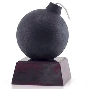 You Da Bomb Trophy | Engraved Explosive Award for Your Movers and ...