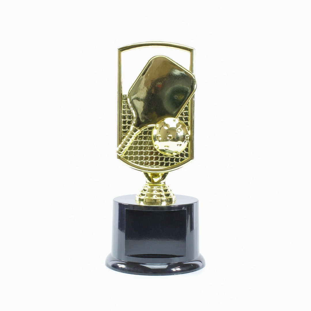 Pickleball Trophy | Engraved Pickle Ball Award - 8.375" Tall - Etsy