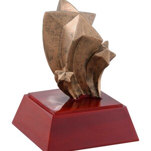 Rising Star Trophy | Engraved Star Award - 4 Inch Tall - Etsy
