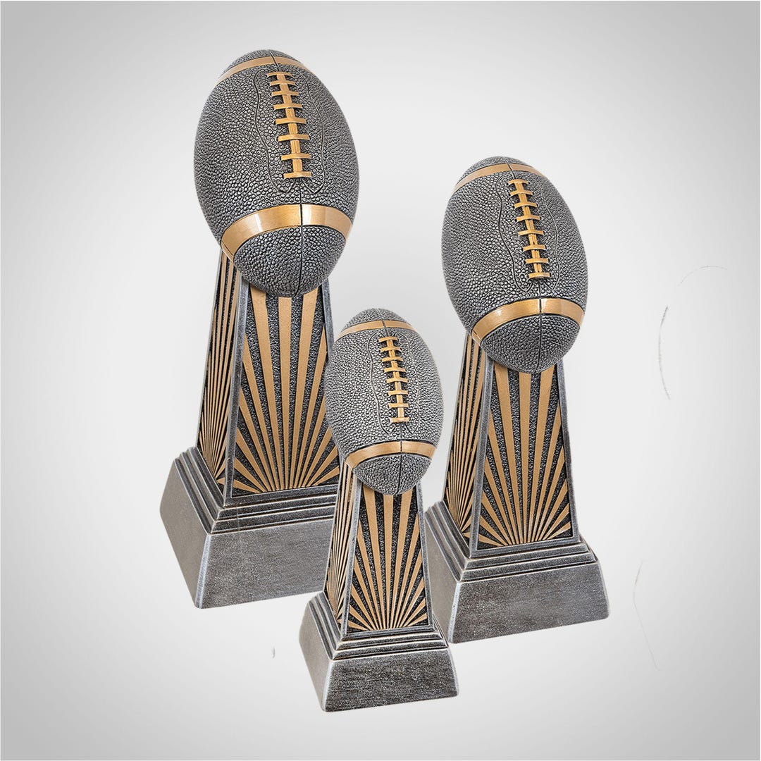 Engraved Football Trophy: Imperial Tower Award With Free Custom ...