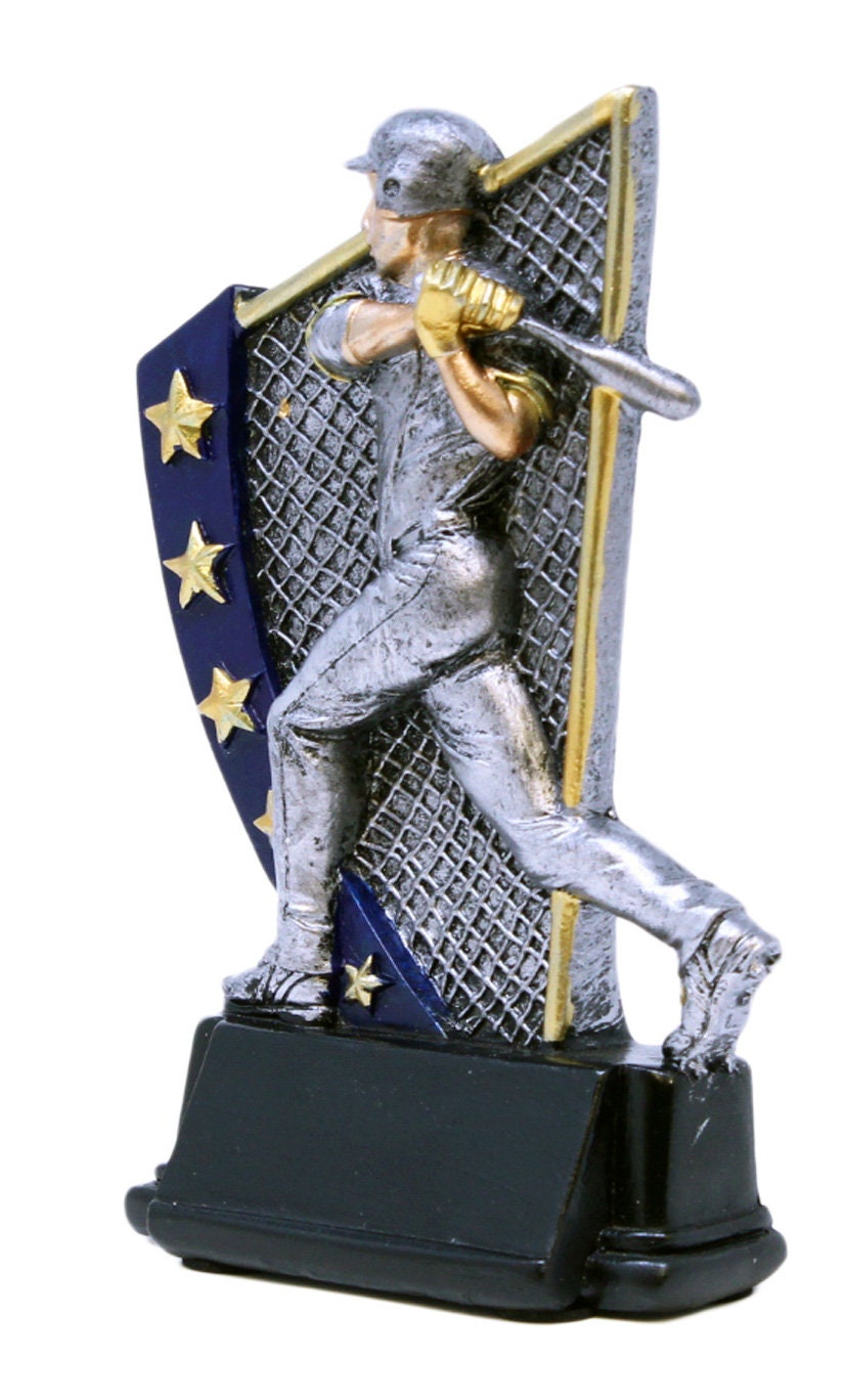 Baseball Color 5 Star Trophy 02-0965-00 by DECADE AWARDS - Etsy