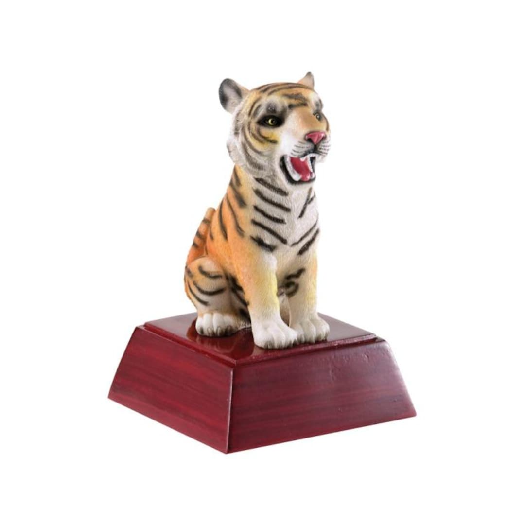 Tiger Trophy | Engraved Tiger Mascot Award - 4 Inch Tall - Etsy