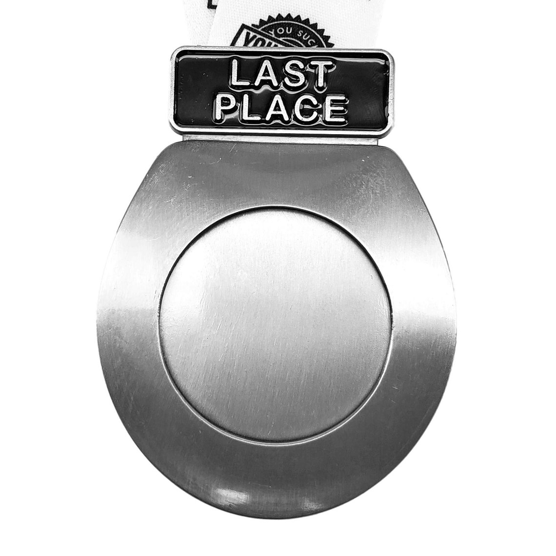 Toilet Seat Last Place Medal With TP Loser Neckband Silver - Etsy