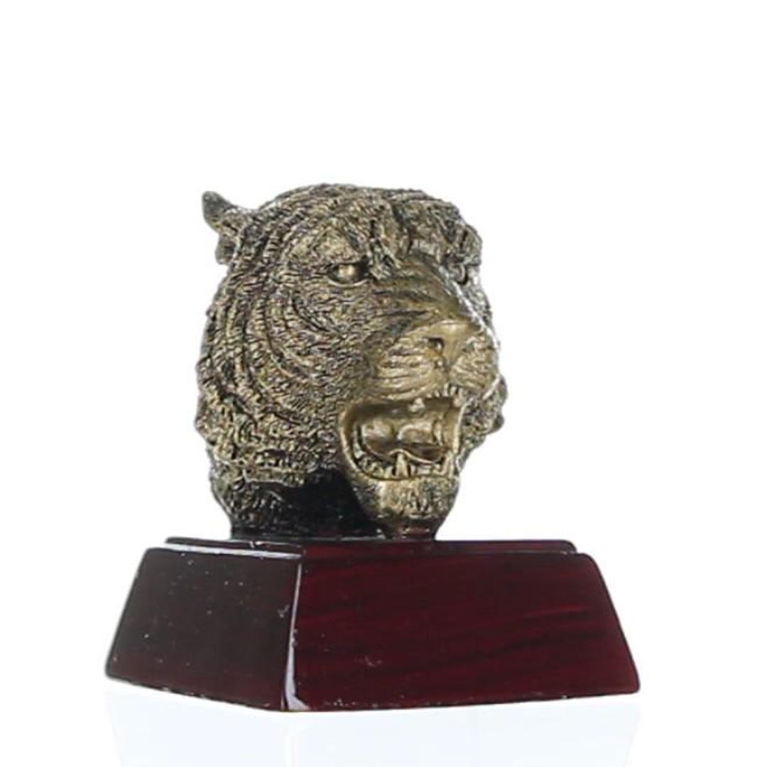 Tiger Mascot Trophy | Engraved Tiger Award - 4 Inch Tall - Etsy
