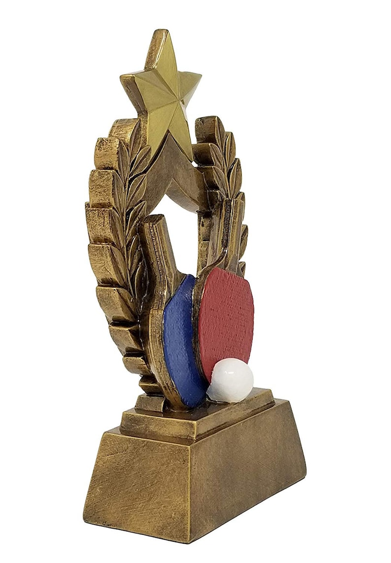 Color Ping Pong Trophy Table Tennis Award by DECADE AWARDS | Etsy