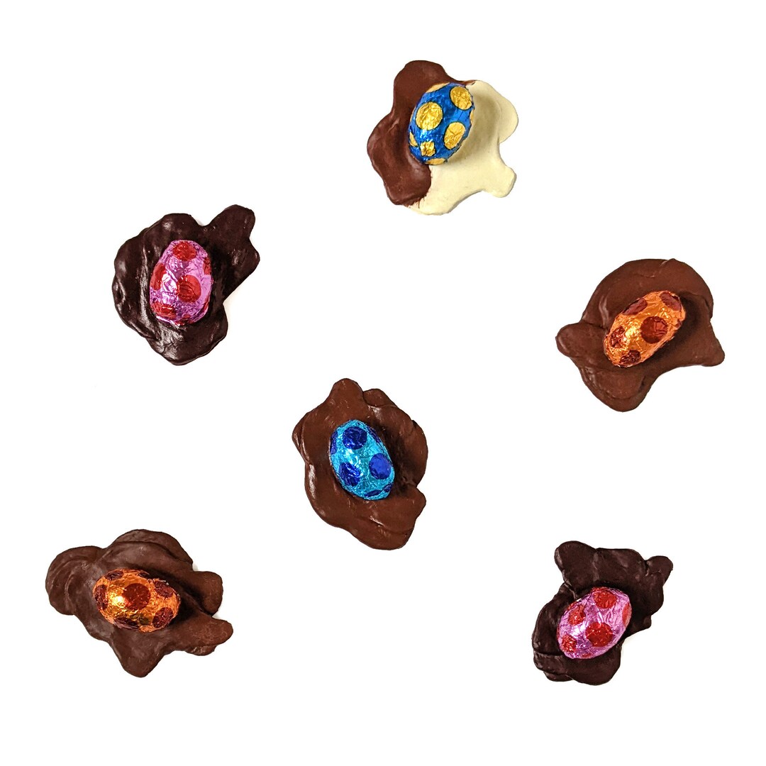 Melted Chocolate Easter Egg, Fake Chocolate, Easter, Easter Bunny, Egg ...