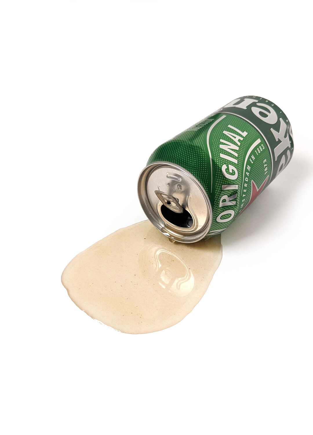 Fallen Can of Heineken Unwrinkled, Beer, Beverage, Interior, Design Art ...