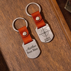 Personalized Fingerprint Dog Tag Keychain Custom Keychains for Men ...
