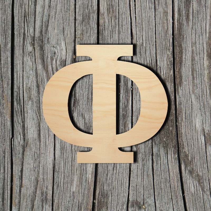 Mini Greek Wood Letters - Etsy