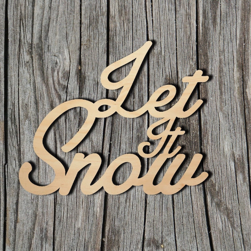 Let It Snow Letters - Etsy