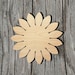Sunflower Shape - Laser Cut Unfinished Wood Cutout Shapes - Always ...