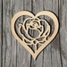 Heart Shape - Multiple Sizes - Laser Cut Unfinished Wood Cutout Shapes ...