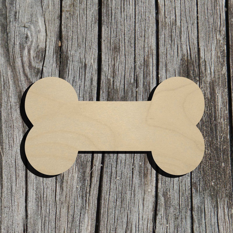 Unfinished Wood Bone Cutout - Etsy