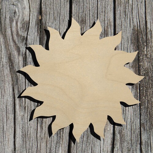 Sun Laser Cut Unfinished Wood Cutout Shapes Always Check - Etsy