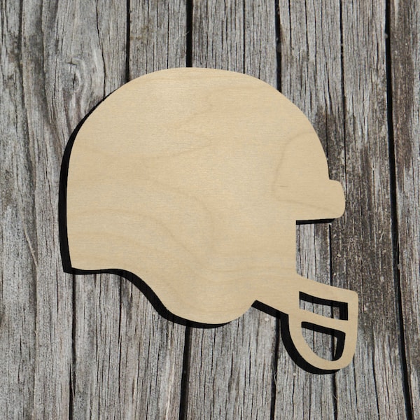 Laser Cut Football Helmet Wood - Etsy
