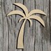 Palm Tree Shape Laser Cut Unfinished Wood Cutout Shapes Always Check ...