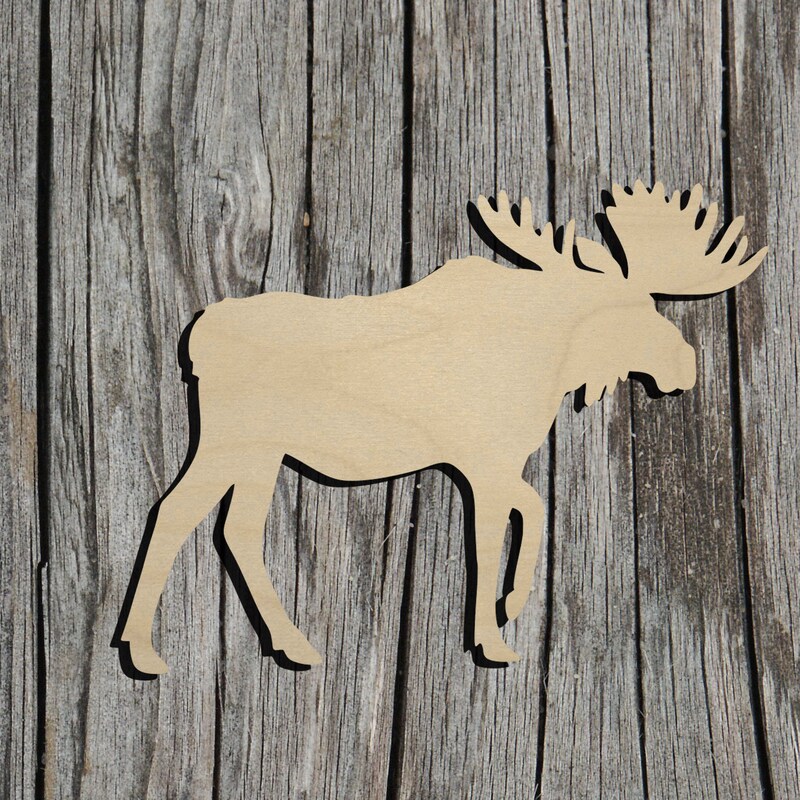 Wooden Moose - Etsy