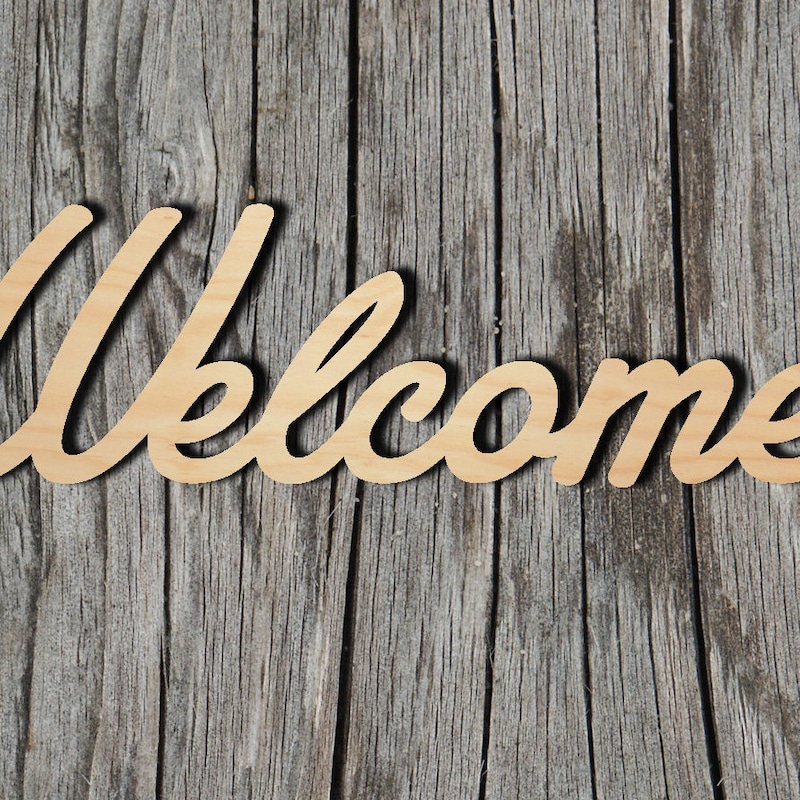 Wood Welcome Signs - Etsy