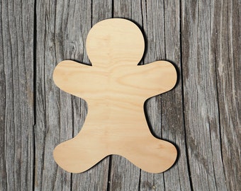 Wood Gingerbread Man | Etsy