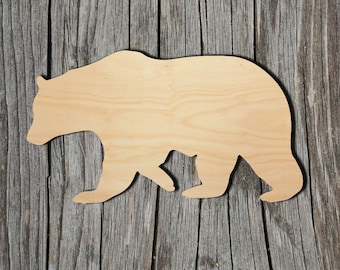 Bear cutout | Etsy