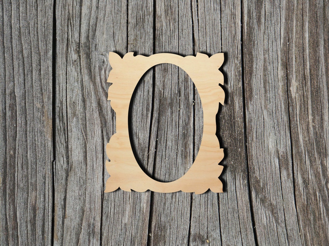 Frame Shape - Multiple Sizes - Laser Cut Unfinished Wood Cutout Shapes ...