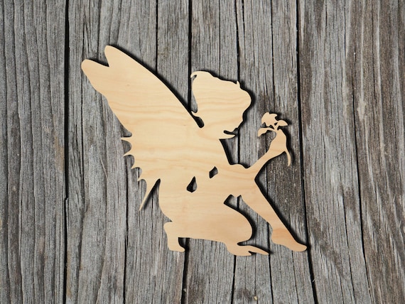 Fairy Shape Laser Cut Unfinished Wood Cutout Shapes Always | Etsy
