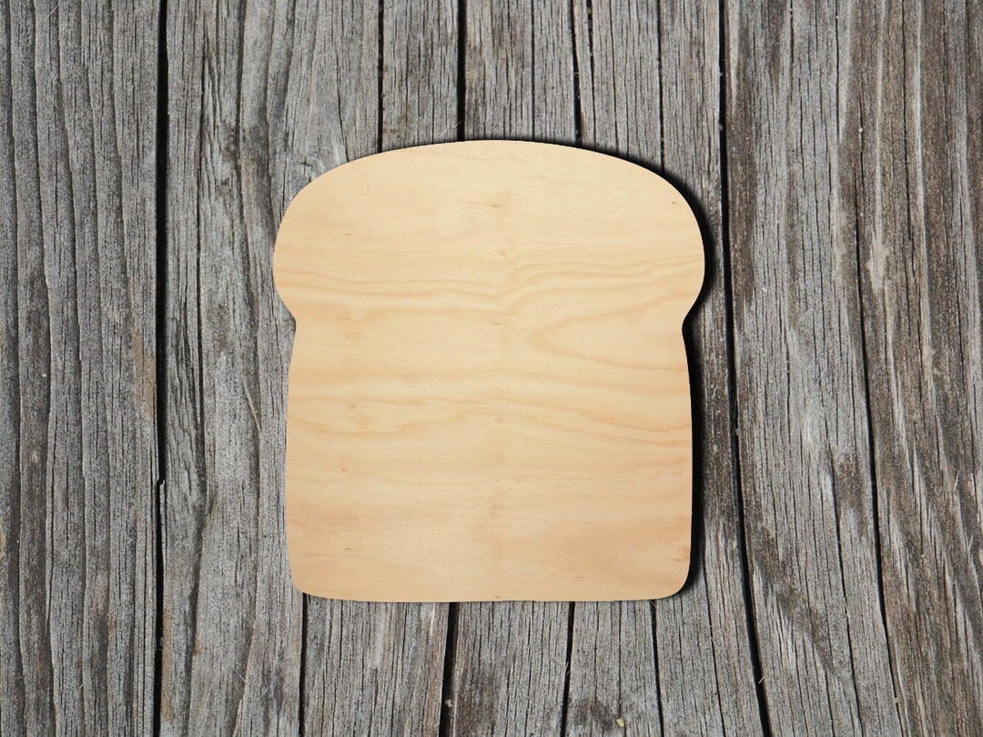 Bread Shape - Laser Cut Unfinished Wood Cutout Shapes - Always Check ...