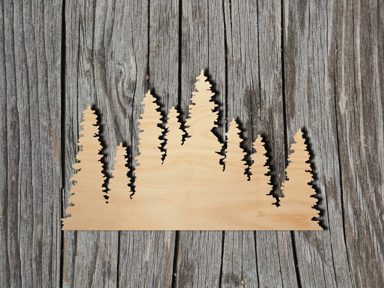 Trees - Laser Cut Unfinished Wood Cutout Shapes - Always Check Sizes ...
