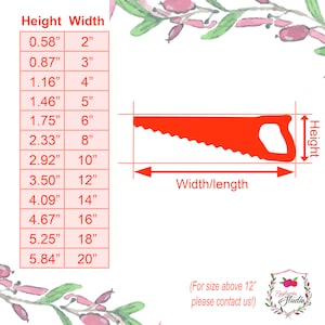 Hand Saw - Laser Cut Unfinished Wood Cutout Shapes - Always Check Sizes ...