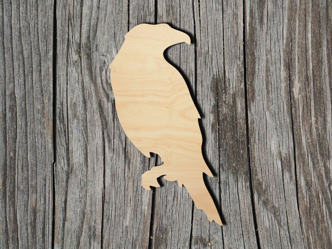 Raven - Laser Cut Unfinished Wood Cutout Shapes - Always Check Sizes ...