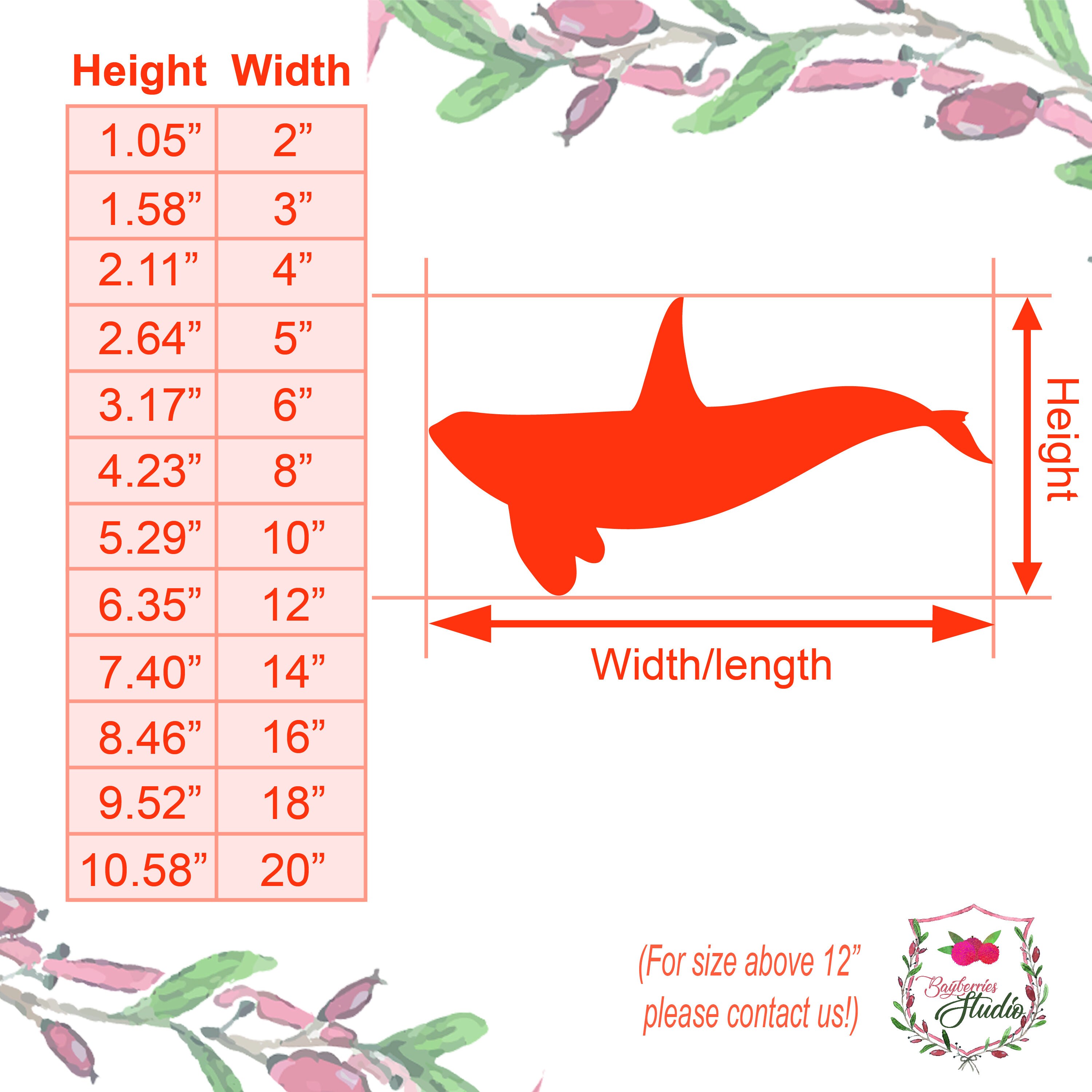 Orca Laser Cut Unfinished Wood Cutout Shapes Always Check | Etsy