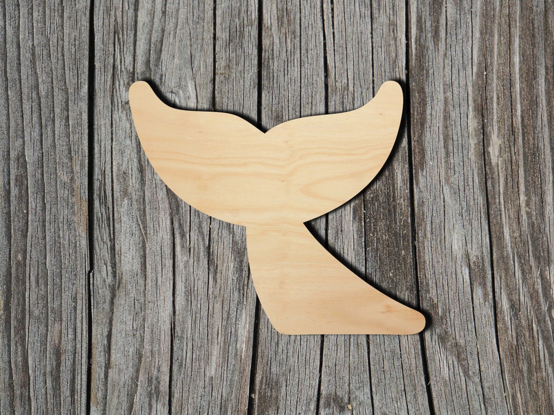 Whale Tail - Laser Cut Unfinished Wood Cutout Shapes - Always Check ...