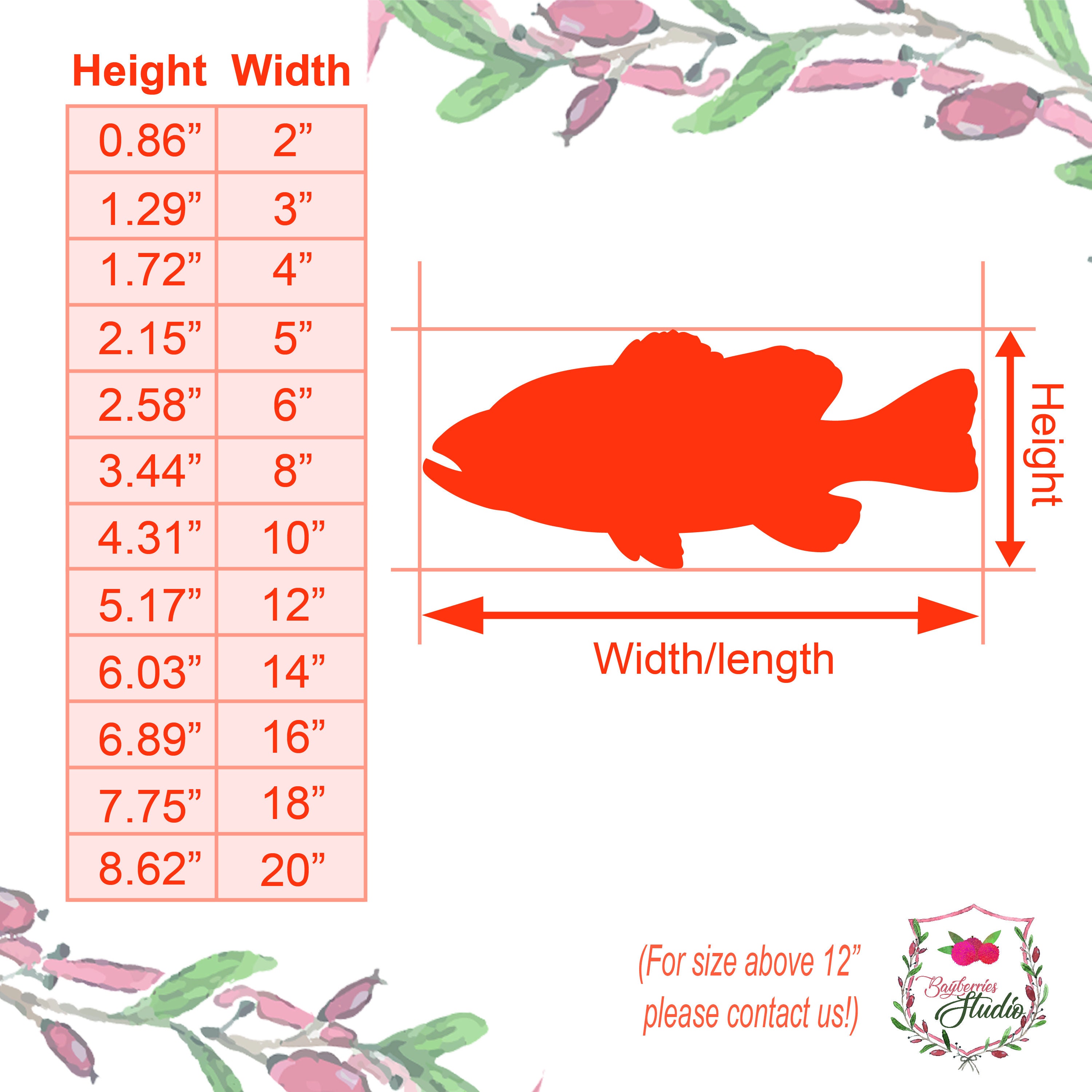 Bass Fish Laser Cut Unfinished Wood Cutout Shapes Always | Etsy