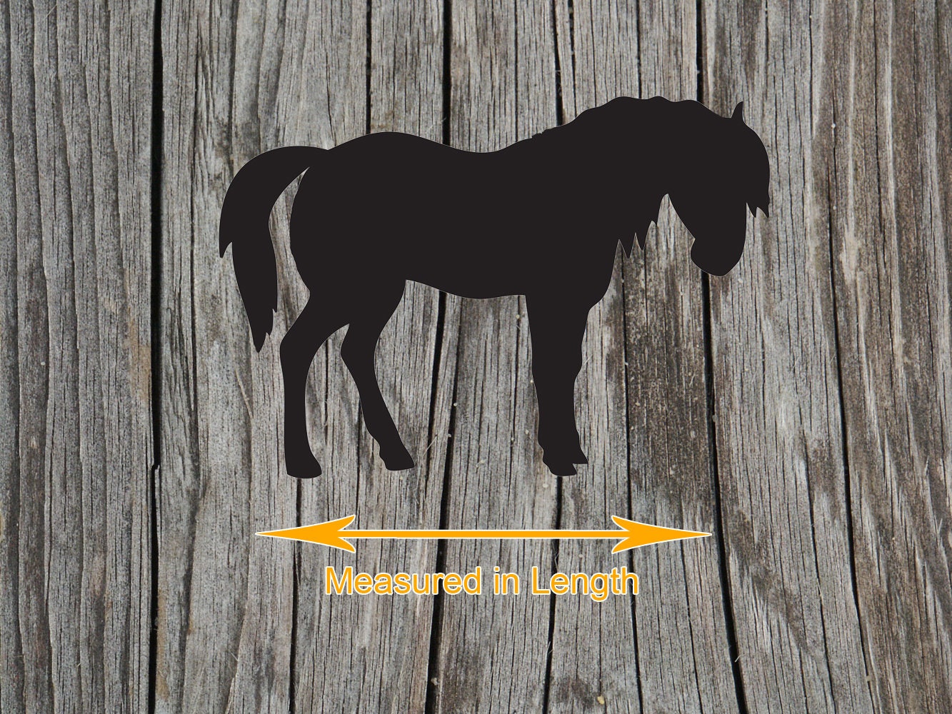 Pony Shape - Laser Cut Unfinished Wood Cutout Shapes - Always Check ...