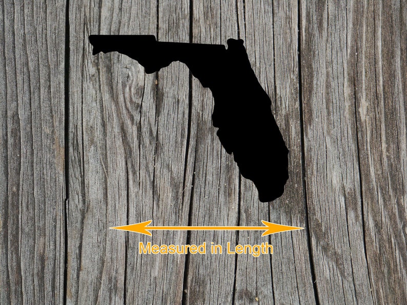 Florida State - Laser Cut Unfinished Wood Cutout Shapes - Always Check ...