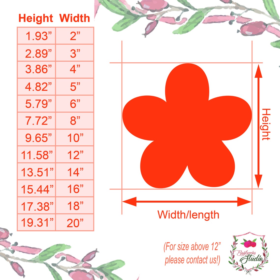 Flower Shape Laser Cut Unfinished Wood Cutout Shapes | Etsy