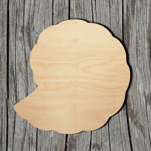 Shell Shape Laser Cut Unfinished Wood Cutout Shapes Always - Etsy