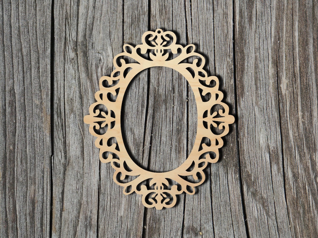 Frame Shape - Multiple Sizes - Laser Cut Unfinished Wood Cutout Shapes ...
