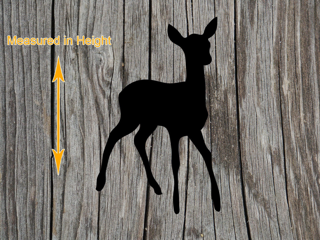 Deer Doe Shape Wildlife Laser Cut Unfinished Wood Cutout | Etsy