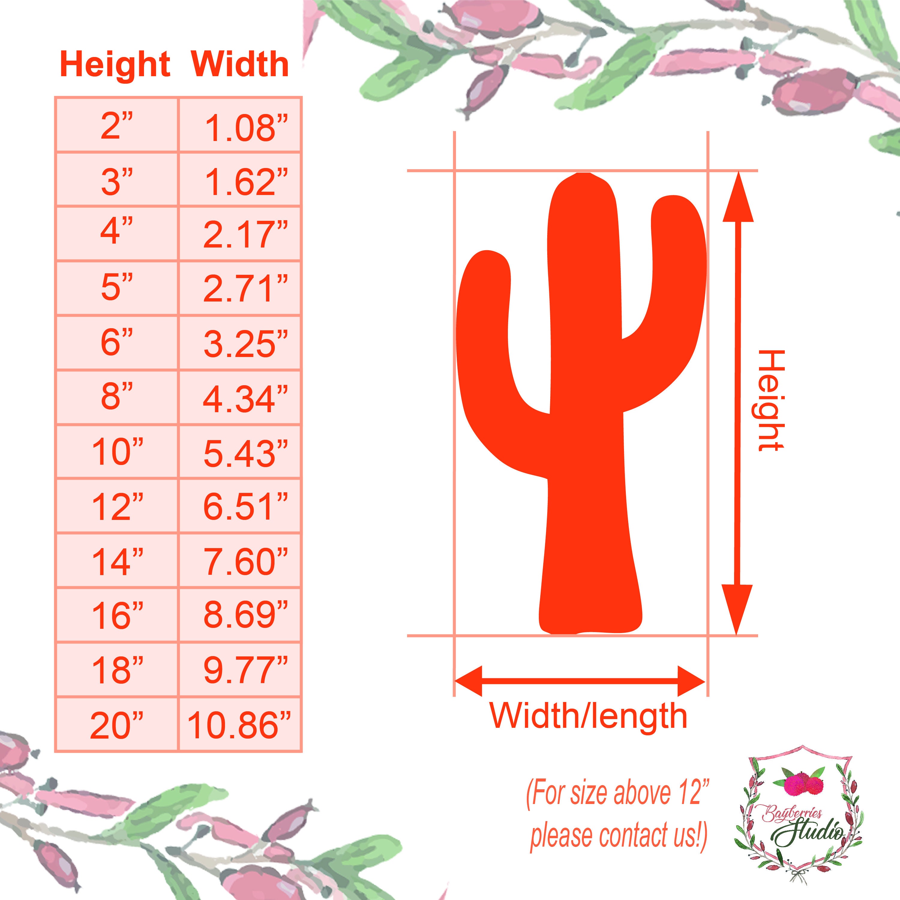 Cactus Laser Cut Unfinished Wood Cutout Shapes Always - Etsy