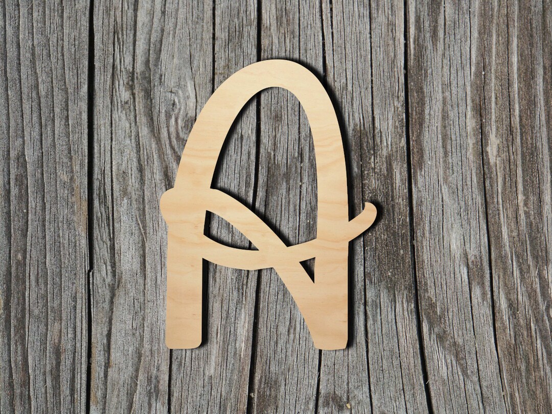 A Letter Disney Inspired Laser Cut Unfinished Wood Cutout Shapes Always ...
