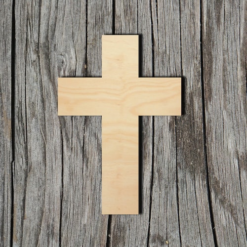 Cross Laser Cut Unfinished Wood Cutout Shapes Always Check - Etsy