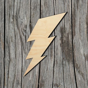 Lightning Bolt - Laser Cut Unfinished Wood Cutout Shapes - Always Check ...