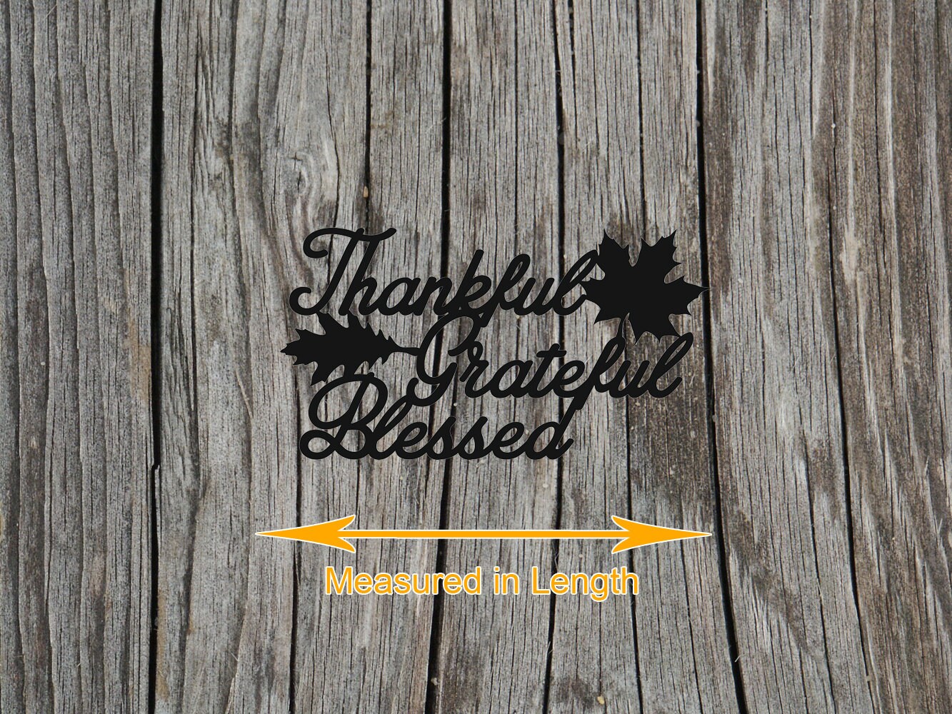 Thankful Grateful Blessed Sign Multiple Sizes Laser Cut - Etsy