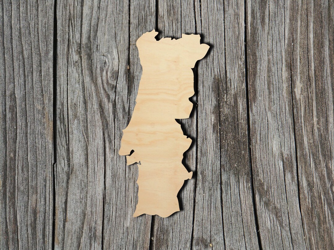 Portugal - Laser Cut Unfinished Wood Cutout Shapes - Always Check Sizes ...
