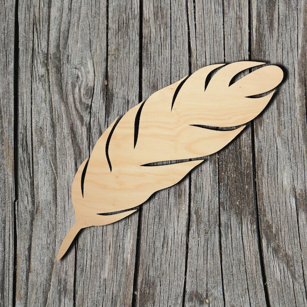 Wood Feather - Etsy