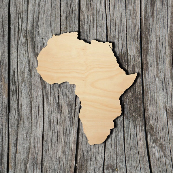 Laser Cut Africa Map Art - Etsy