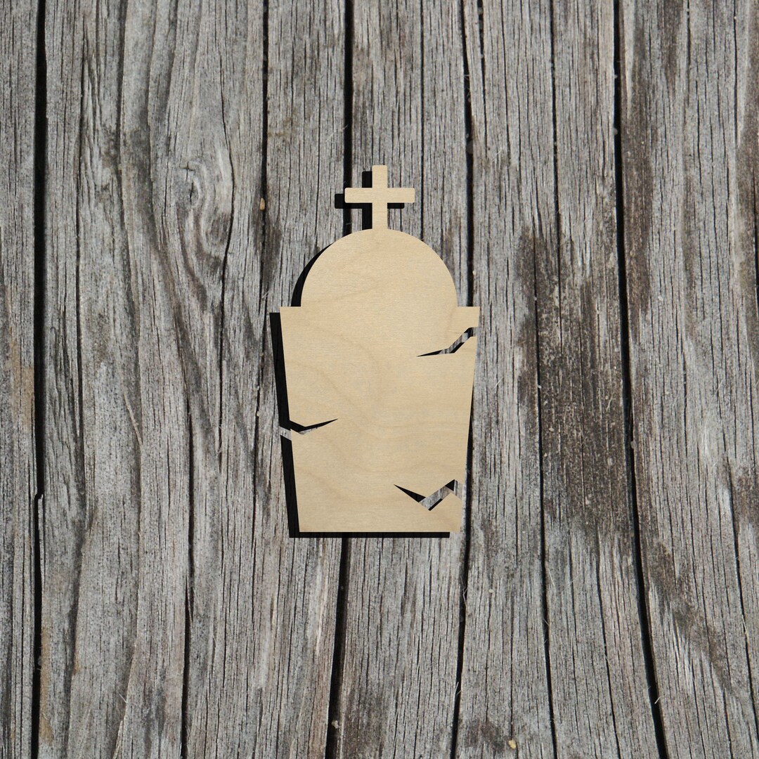 Tomb Stone - Laser Cut Unfinished Wood Cutout Shapes - Always Check ...