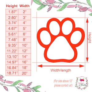 Paw Print Shape - Laser Cut Unfinished Wood Cutout Shapes - Always ...