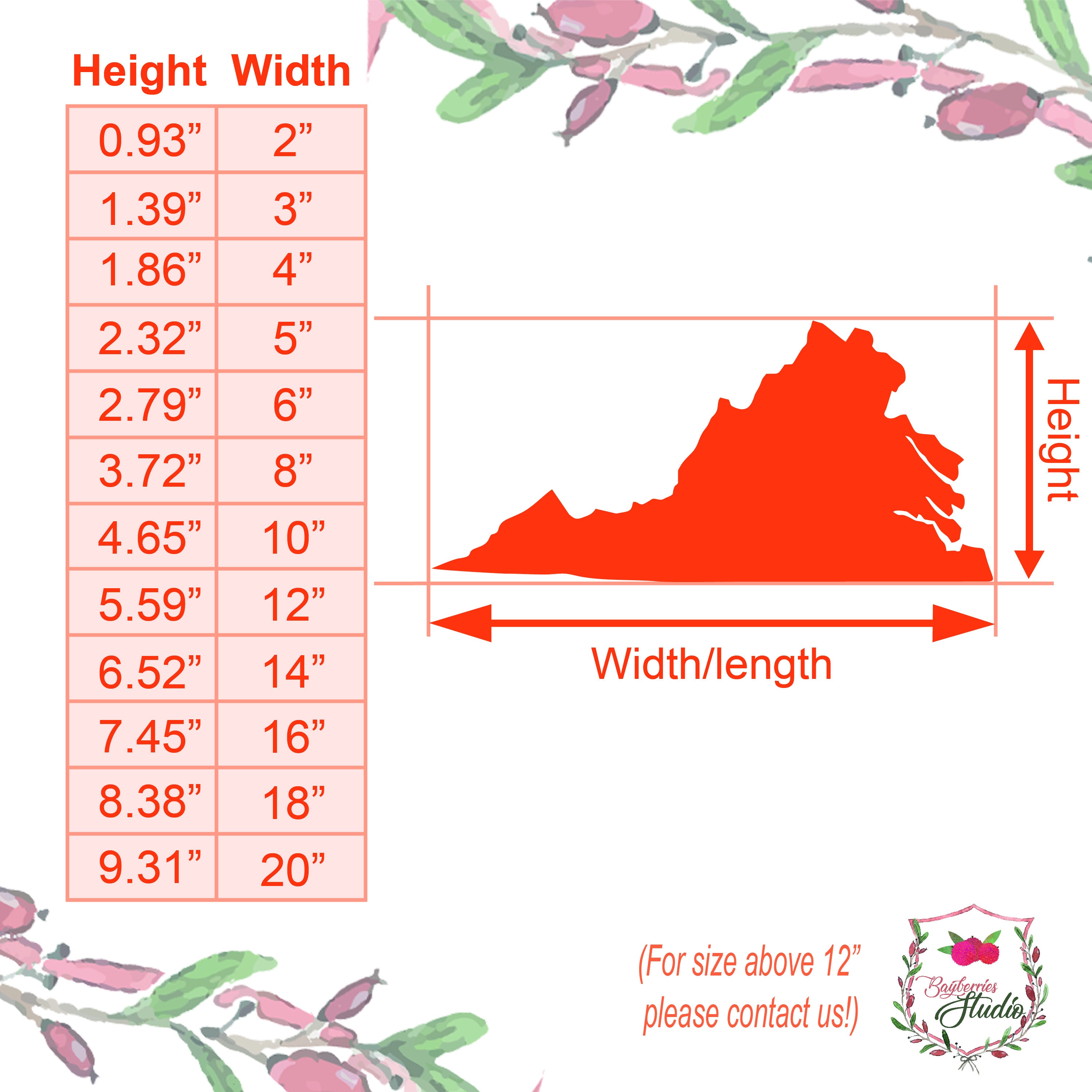 Virginia State Laser Cut Unfinished Wood Cutout Shapes - Etsy